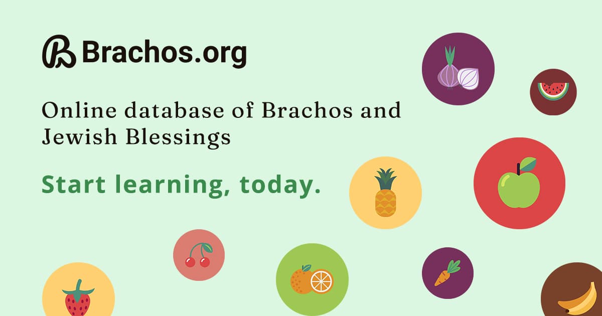 Birchas Hamazon - Brachos.org